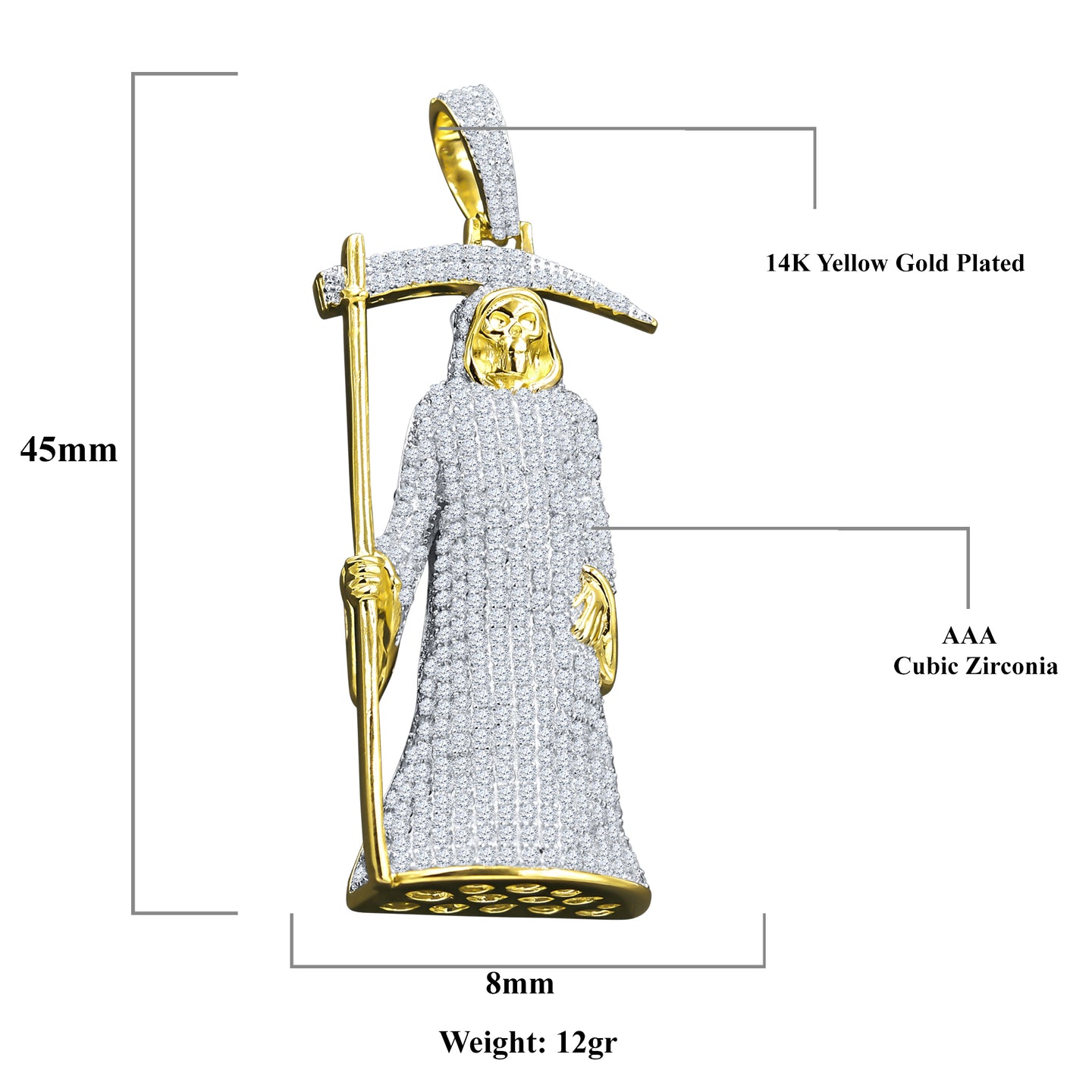 AZRAEL STERLING SILVER PENDANT I 9219201 – Watches International, LLC