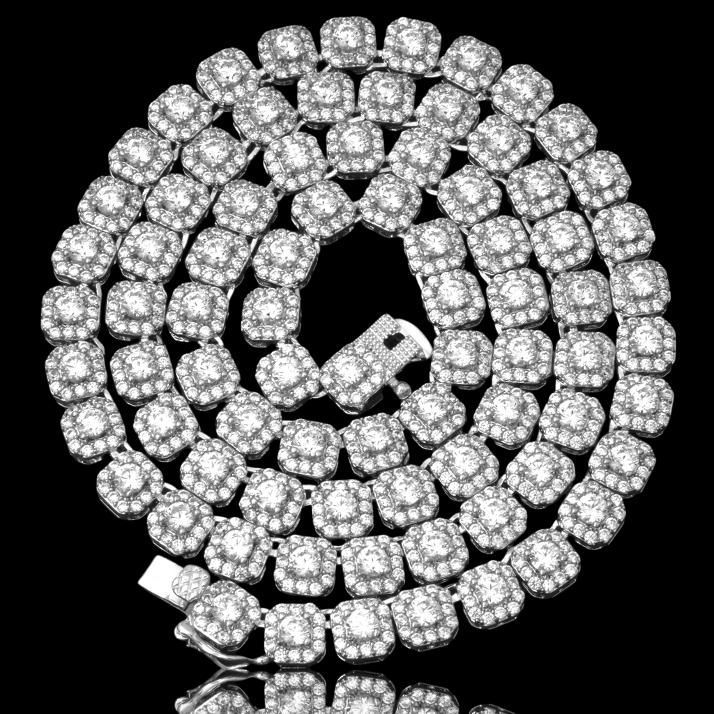 ICECUBE 6MM 925 SILVER SQUARE TENNIS CHAIN | 9213571 – Watches ...